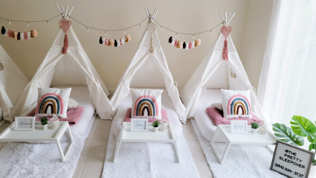 Clouds & Rainbows ⋆ The Pretty Sleepover - Slumber Party Rentals In ...